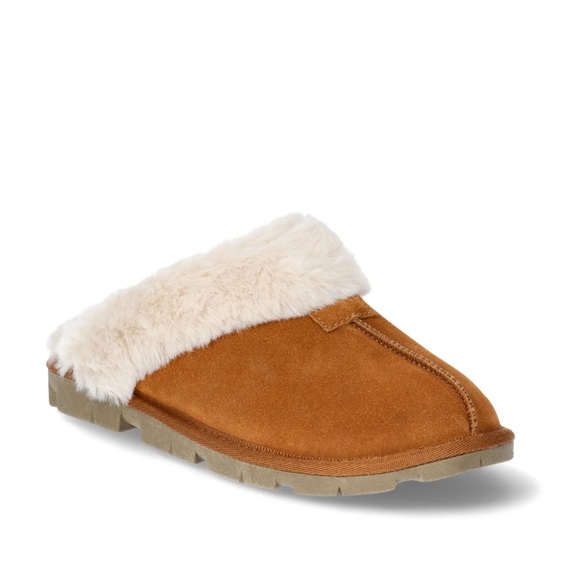 Joyspun | Shoes | Nwt Joyspun Cozy Suede Furlined Slippers Size 7 ...